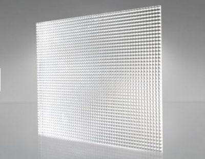 Premium Acrylic Clear Prismatic Lighting Panel | 2 x 4 | 4 Pack