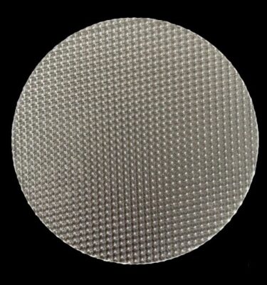 Prismatic Round Disc Diffuser | 0.100" Thick | Clear | Cut to Size