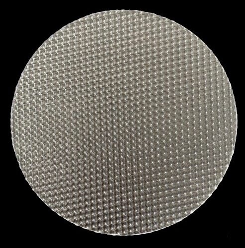 Prismatic Round Disc Diffuser | 0.100" Thick | Clear | Cut to Size