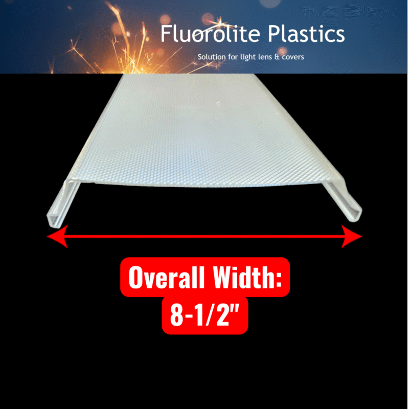 Fluorescent Light Covers Wraparound | 4' Long | Fluorolite Plastics